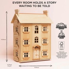 Le Toy Van Natural Wood Dolls House :: Monkey Mum