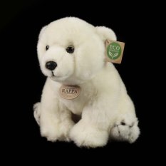 Rappa Plush polar bear 28 cm ECO-FRIENDLY :: Monkey Mum