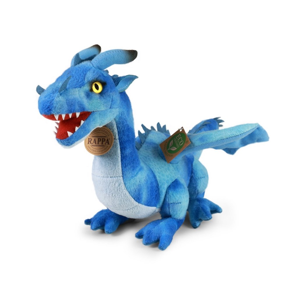 Rappa Dragón de peluche 40 cm azul ECO-FRIENDLY :: Monkey Mum