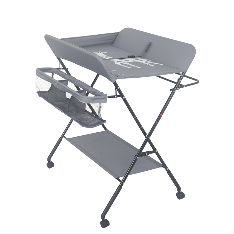 Children's Travel Changing Table - Dark Grey :: Monkey Mum