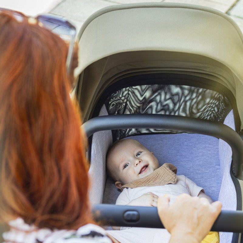 PETITE&MARS 4in1 Pushchair Set ICON Mossy Green LITE RWS + CBX By CYBEX ...