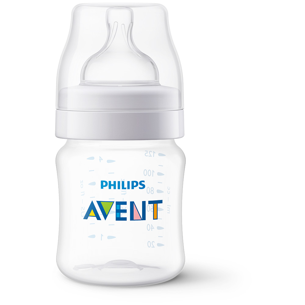 Philips AVENT Biberón anticólicos 125ml, 0+m :: Monkey Mum