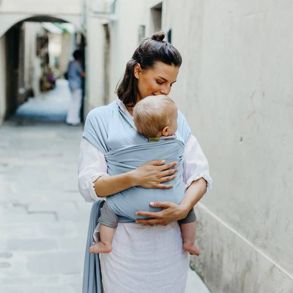 BOBA Portabebés / Serenity Wrap - Azul claro :: Monkey Mum