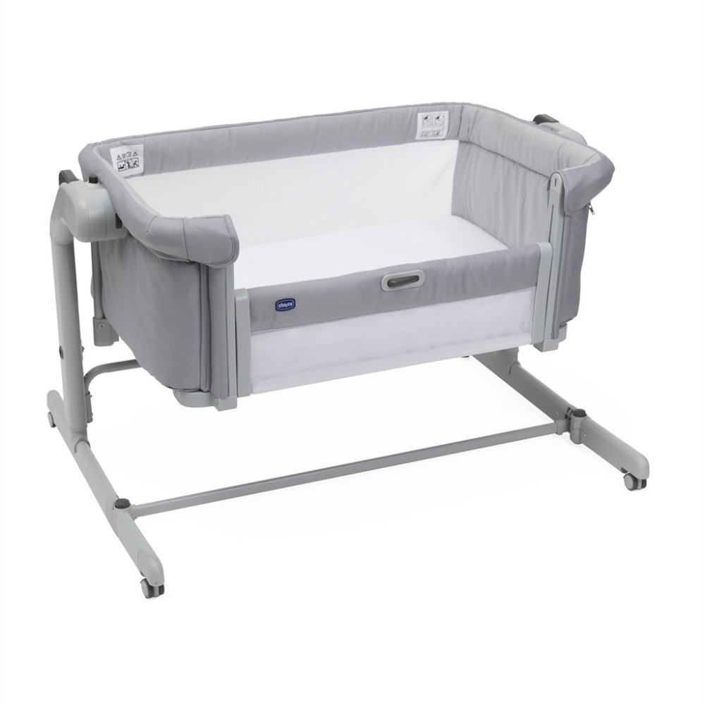 CHICCO Cot Next2Me Magic Evo - Gray Mist :: Monkey Mum
