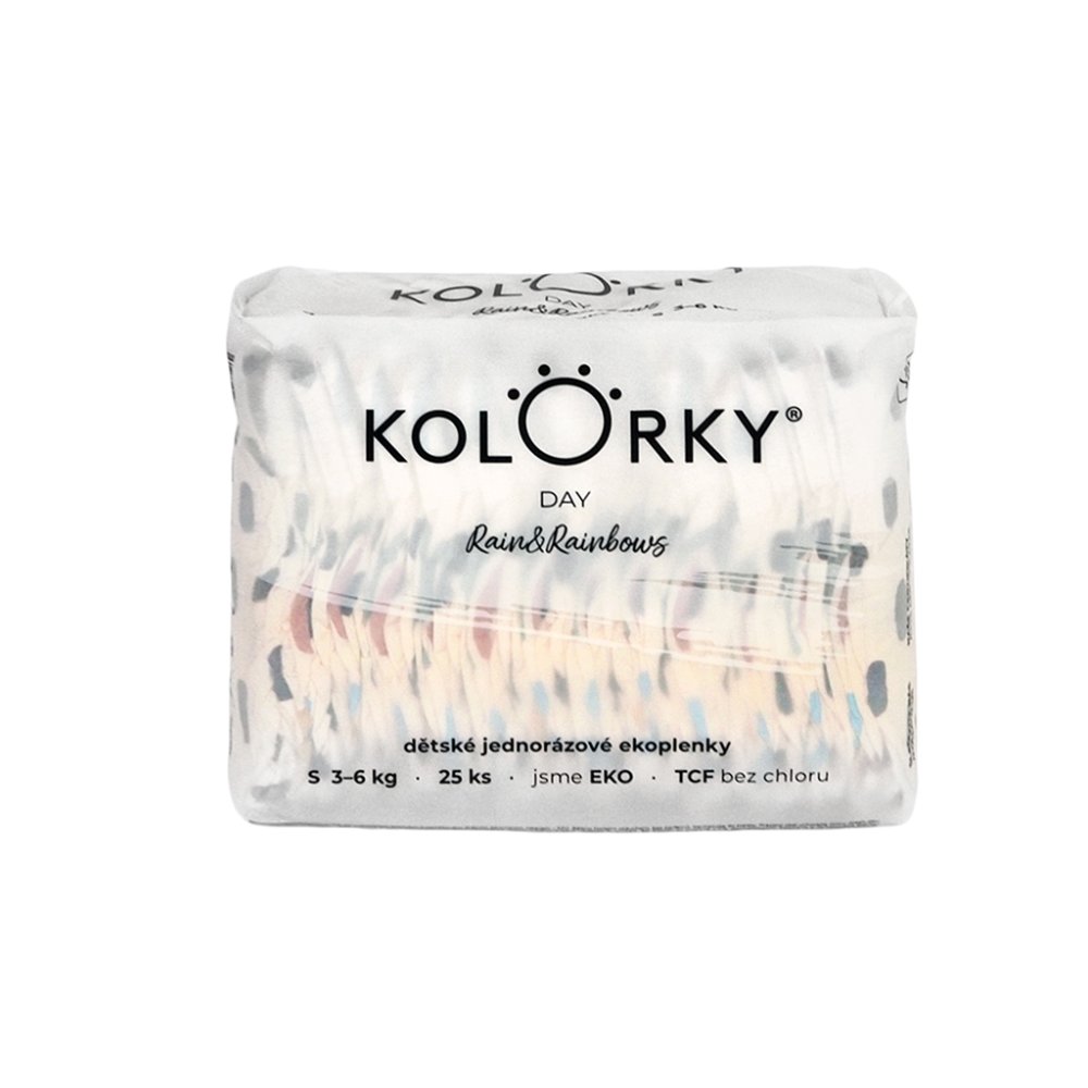 KOLORKY DAY Diapers disposable eco, rain&rainbow S (3-6 kg) 25 pcs ...