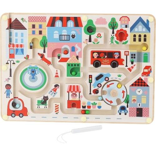 Laberintos de habilidades motoras - Material - dřevo, magnet :: Monkey Mum