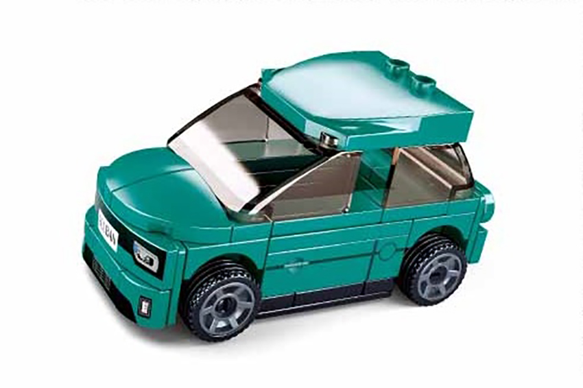 Sluban Power Bricks M38-B1067C Pull-back Electric Vehicle No. 3 ...