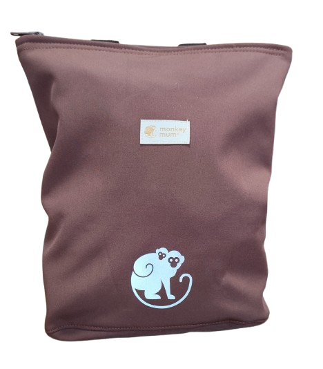 Children's softshell backpack Monkey Mum® - Brown - Size: Small (0 - 3 ...